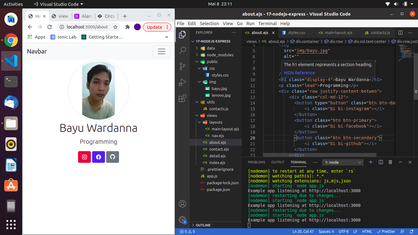 Portfolio Tailwind CSS